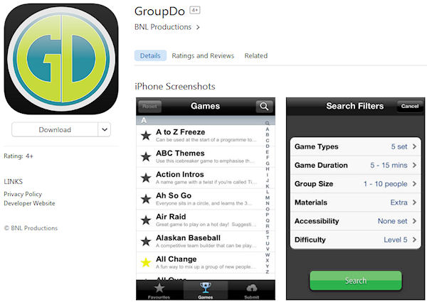 Group Games Apps – Matthew McNutt
